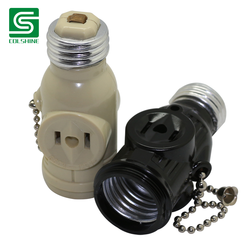 Wholesale Best Space Saving Light Socket Converter with Two Outlets and ...